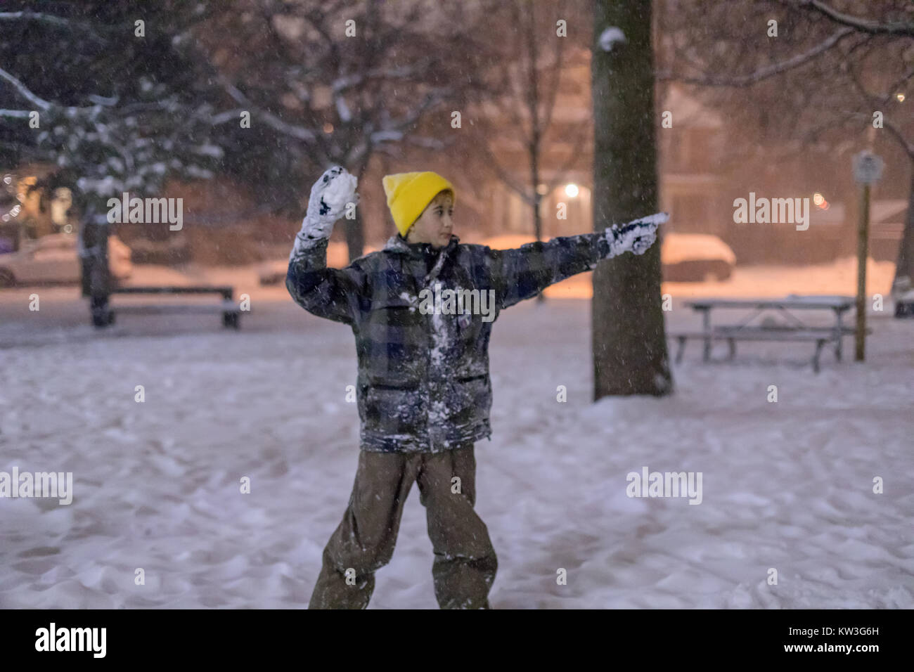 December canada boy hi-res stock photography and images - Alamy