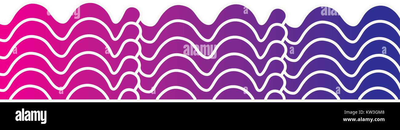 line waves modern graphic decoration vector illustration Stock Vector ...