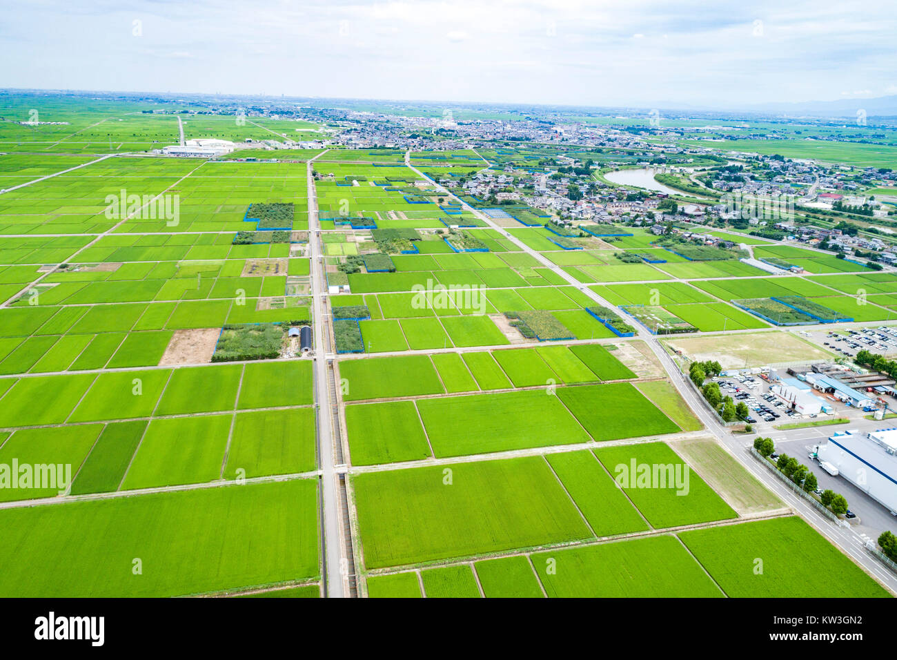 Niigata aerial hi-res stock photography and images - Alamy