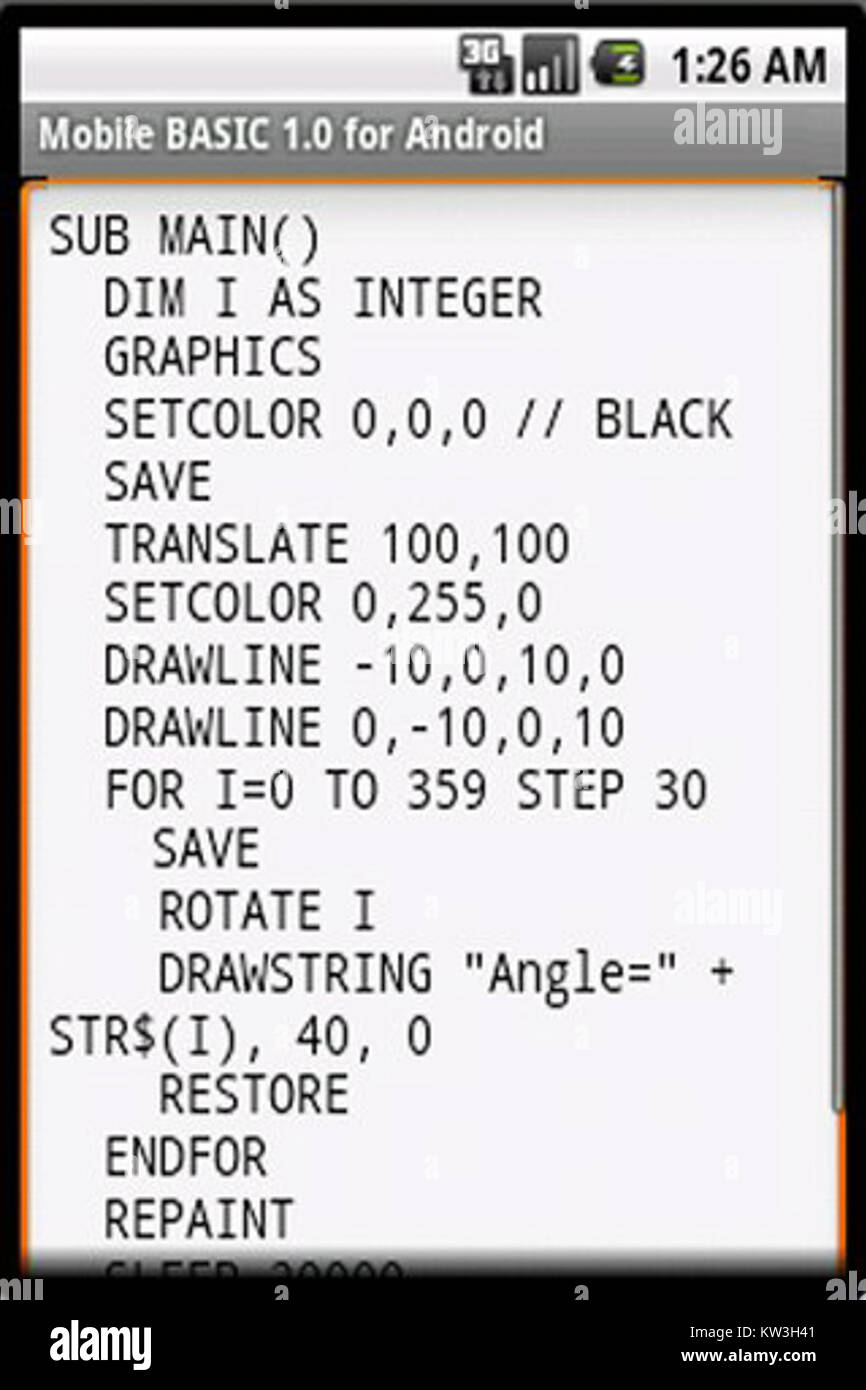 Basic programming language hi-res stock photography and images - Alamy