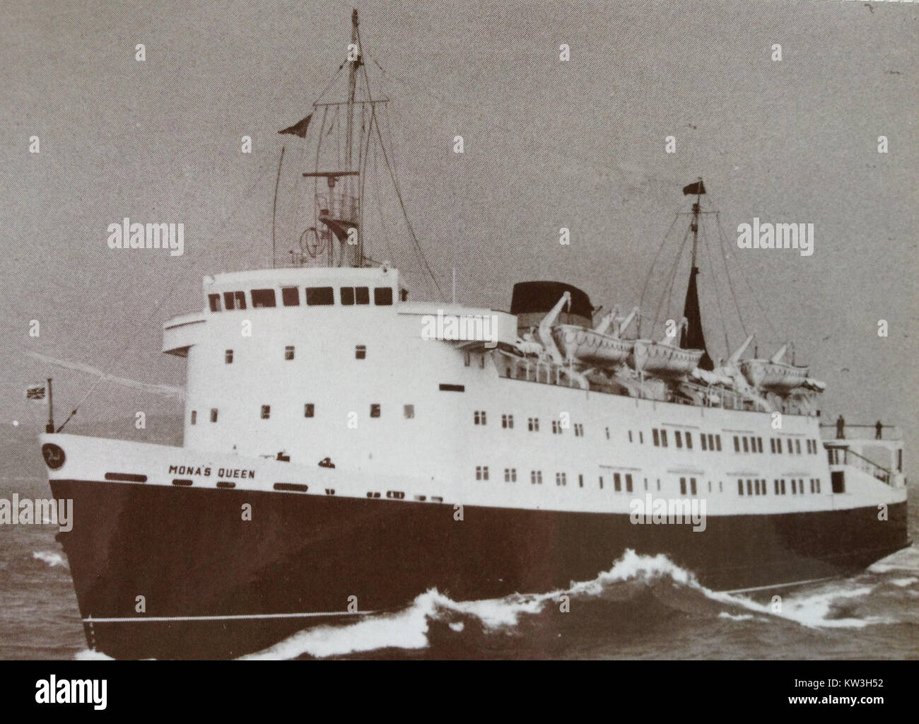 Mona's Queen is a passenger ferry operating between Heysham, England ...