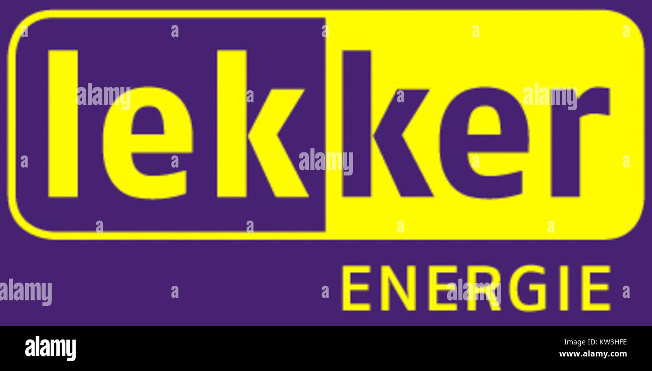 Lekker energie Logo 2 Stock Photo - Alamy