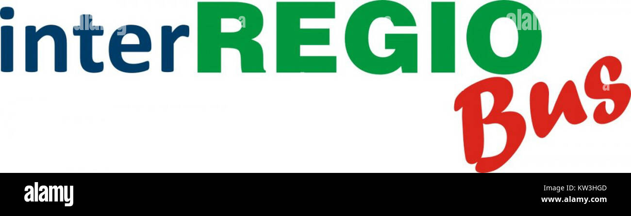 The interREGIO Bus logo represents the transportation service known for ...