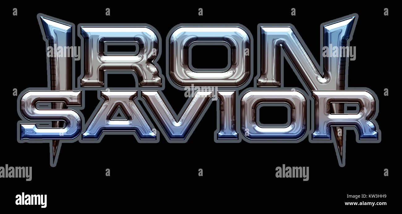 The Iron Savior logo represents the identity of the German power metal ...