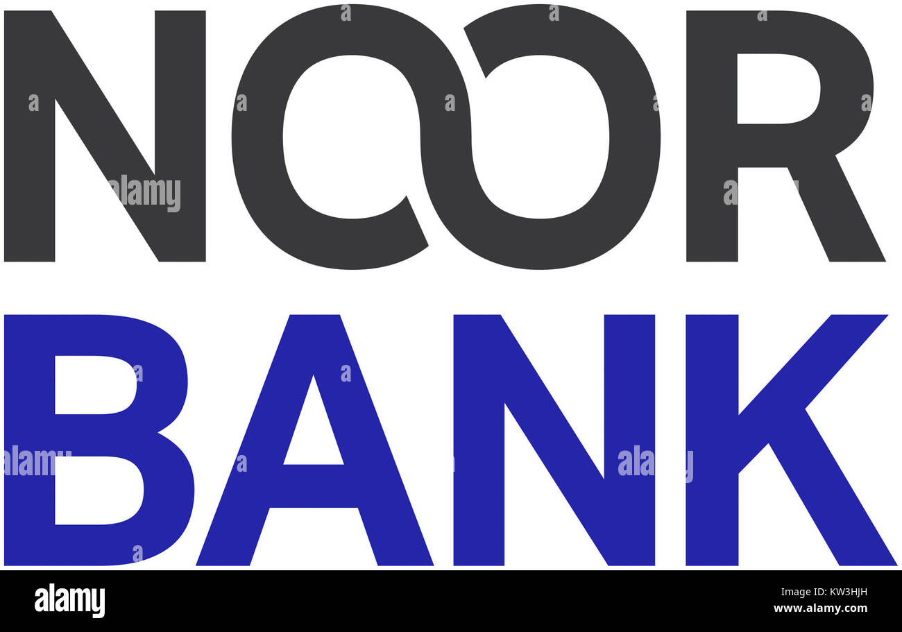 Image displaying the logo of Noor Bank, a financial institution, emphasizing its design and ...