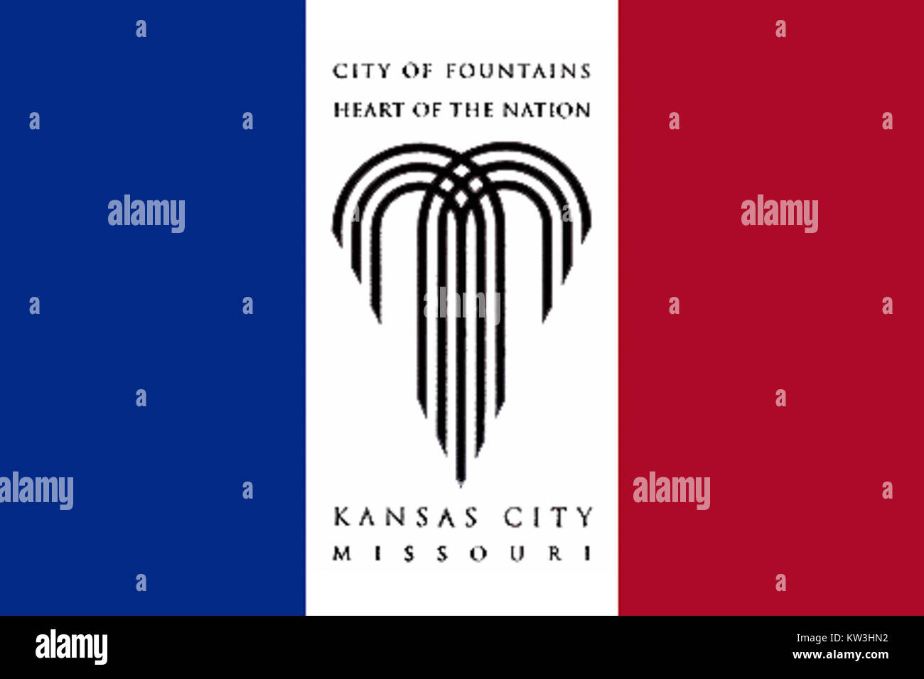 The Kansas City, Missouri flag features a bold design that represents ...