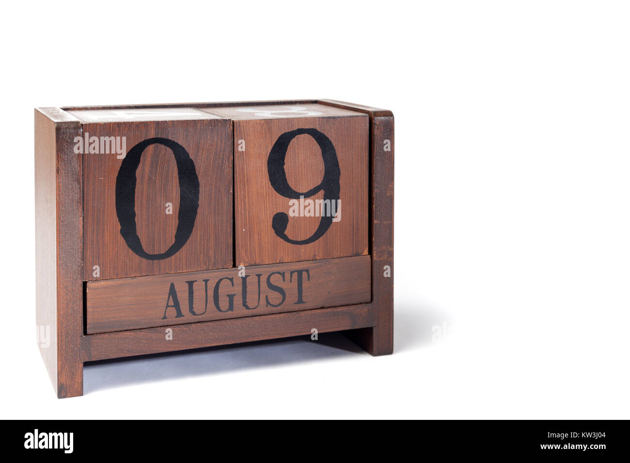 Calendar date august 9 hi-res stock photography and images - Alamy