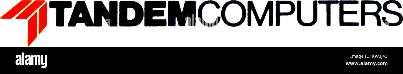 The logo of Tandem Computers, a company known for its high-availability ...