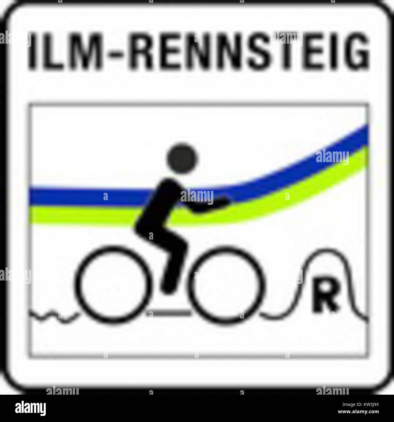 Ilm rennsteig rw logo kl Stock Photo - Alamy