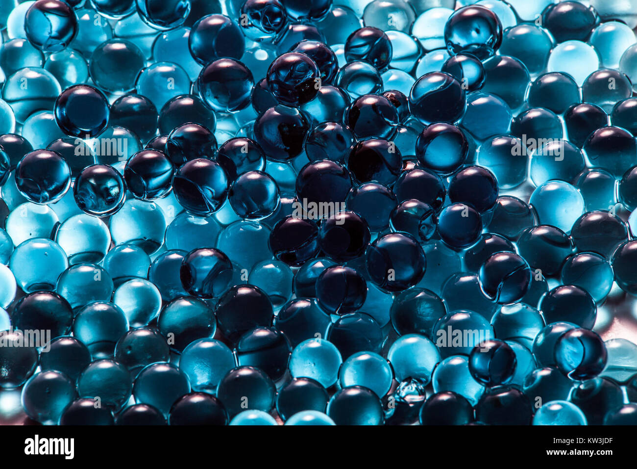 A modern abstract composition featuring blue spheres, representing the ...