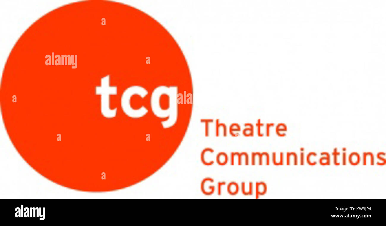 The logo for the Theatre Communications Group, an organization focused ...