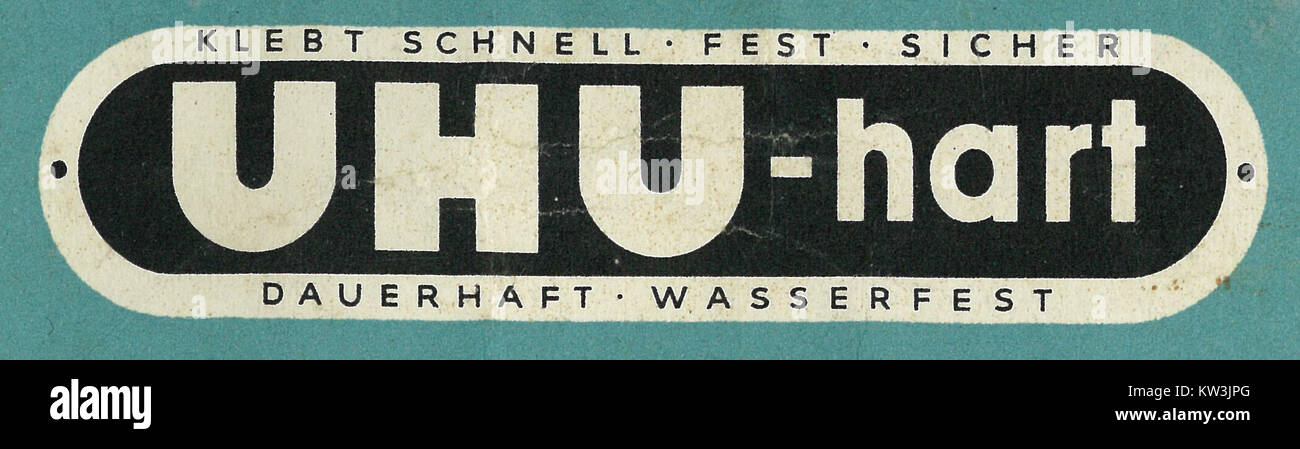 UHU Hart Verpackung refers to a brand of strong adhesive packaging ...
