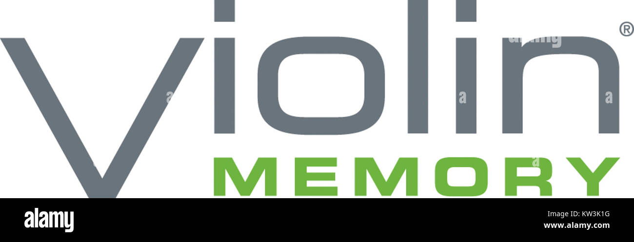 The Violin Memory logo represents a technology company specializing in ...