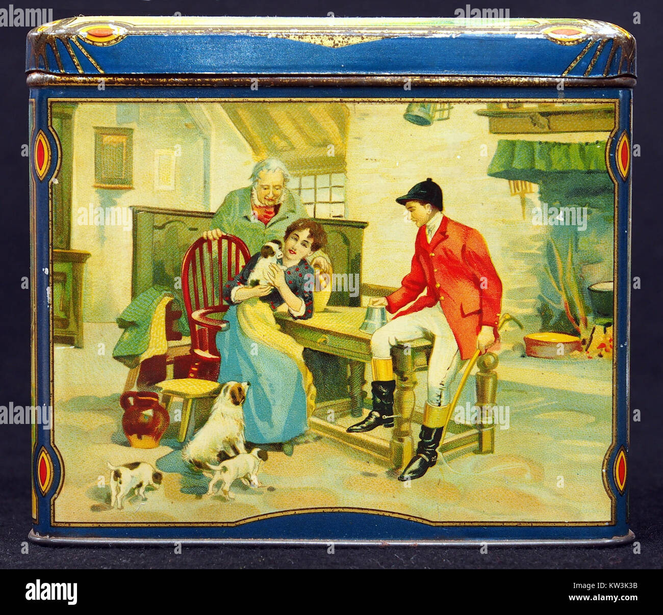 This image depicts a fox hunting scene, illustrating an activity common ...