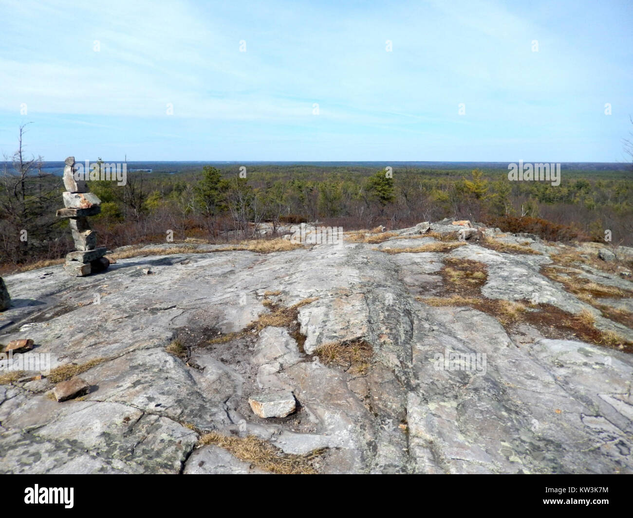 A northeastward view from Blue Mountain in Charleston Lake Provincial ...