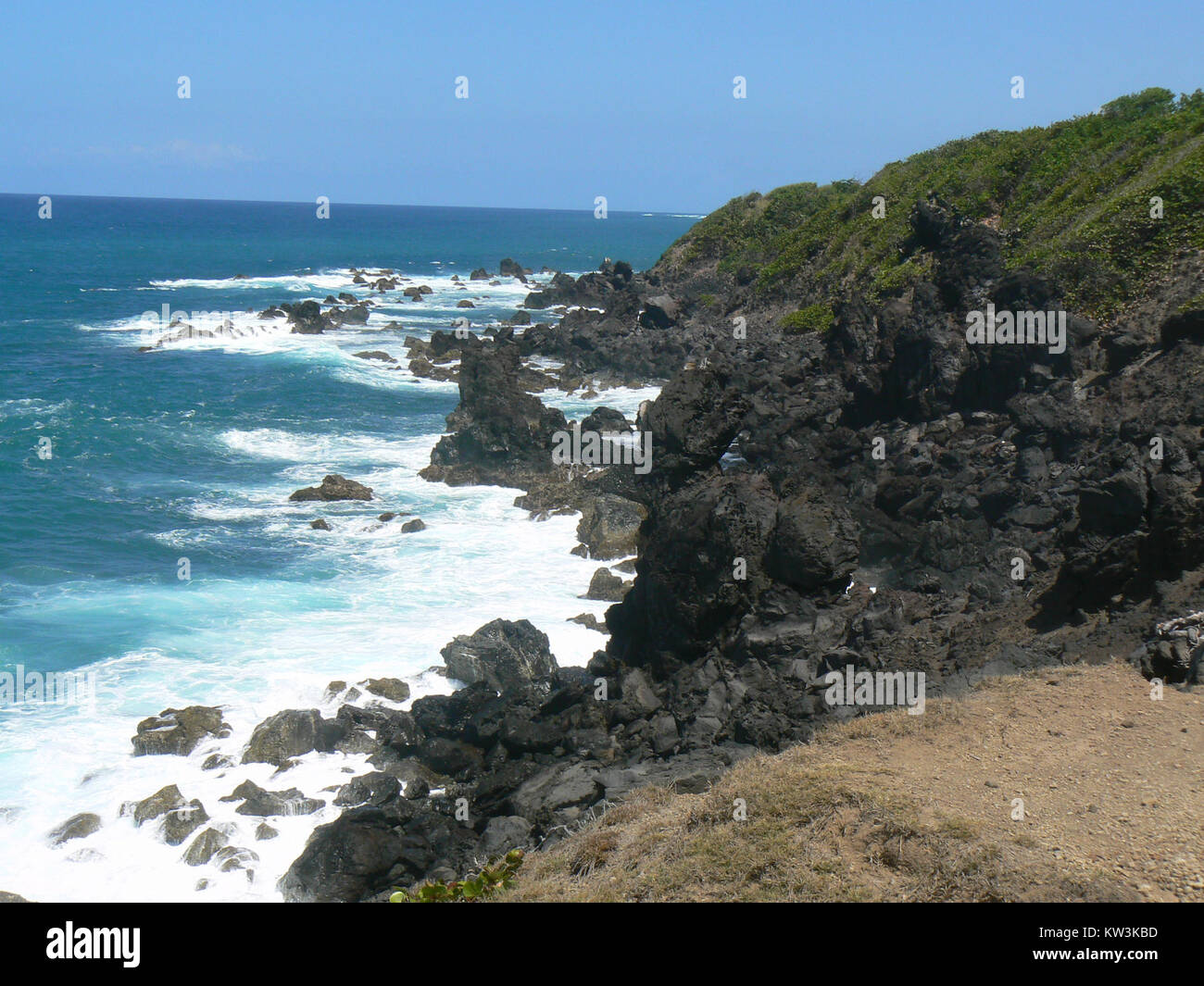 Black Rocks is a notable geological formation on the island of St ...