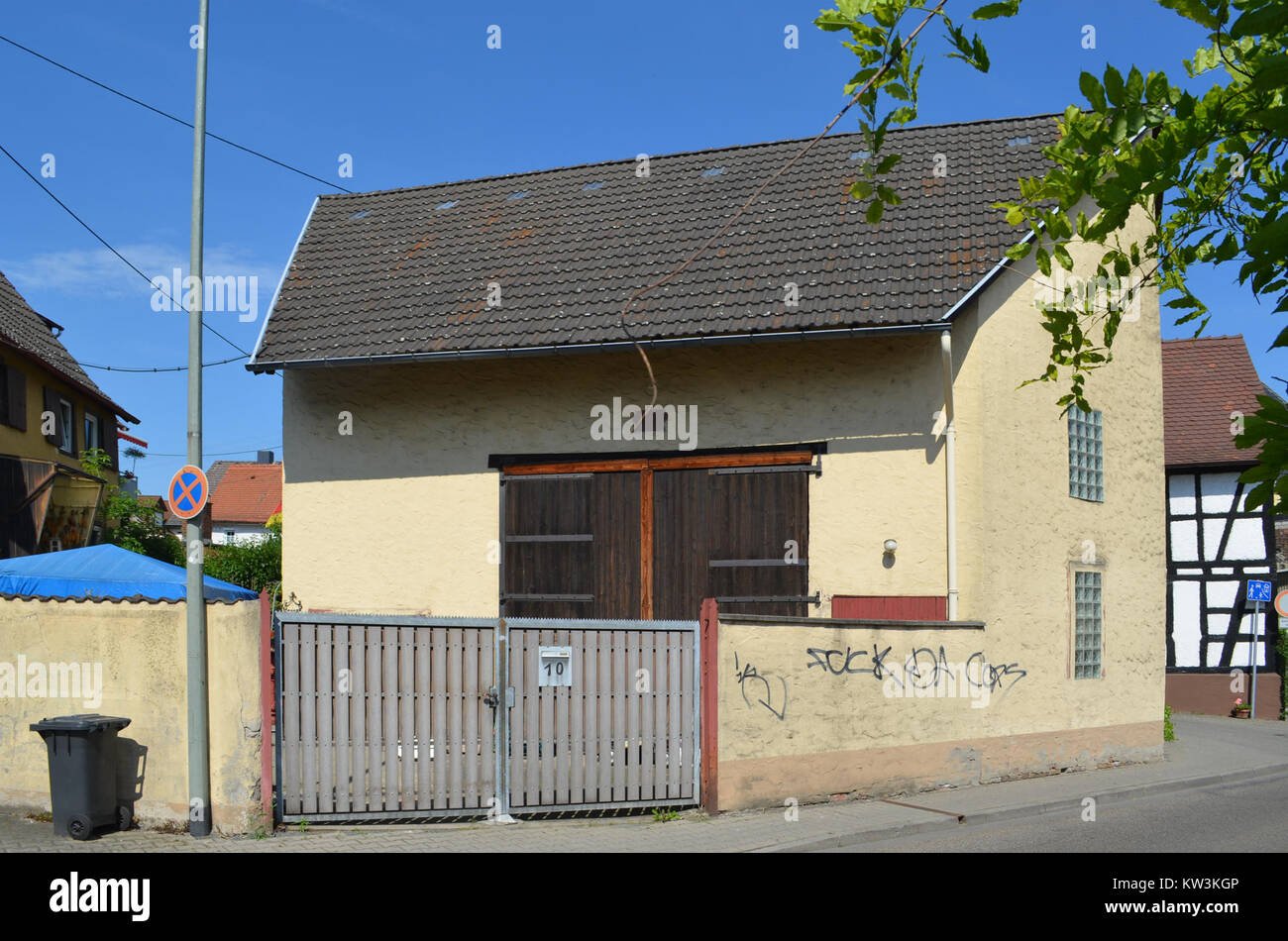 The Bonames location, Am Burghof 10, likely refers to a specific ...