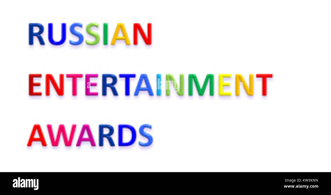 The logo of the Russian Entertainment Awards, which honors achievements ...