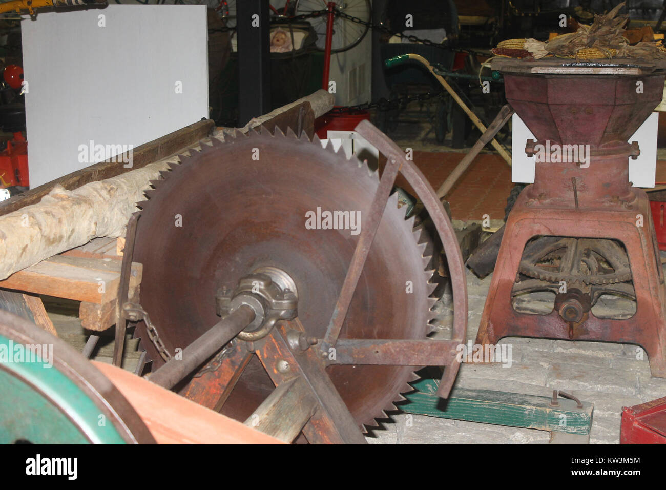 A kitchen wood saw photographed in Bangor, Maine, showcasing a tool ...