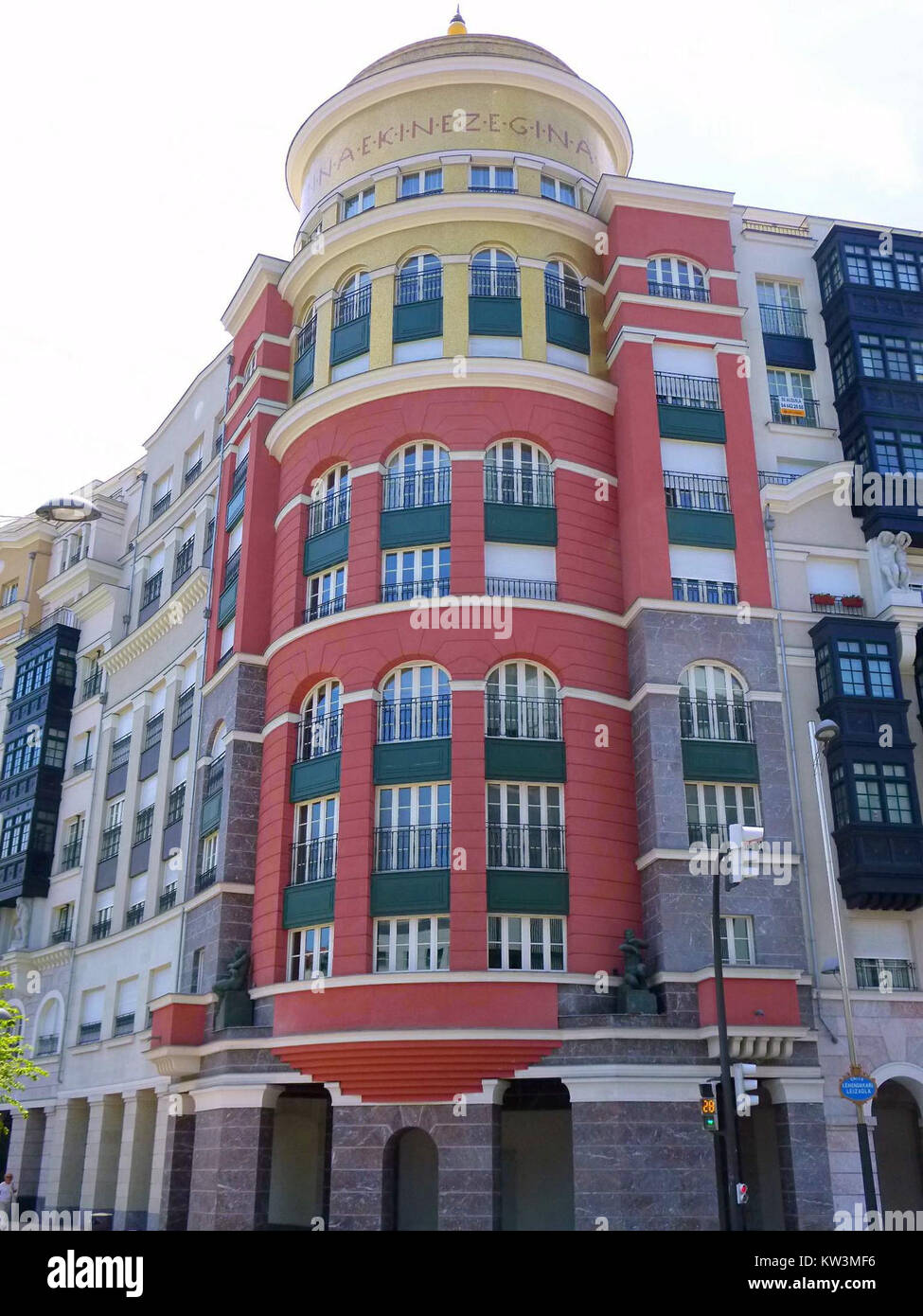 The Artklass Building in Bilbao, Spain, is a modern architectural ...