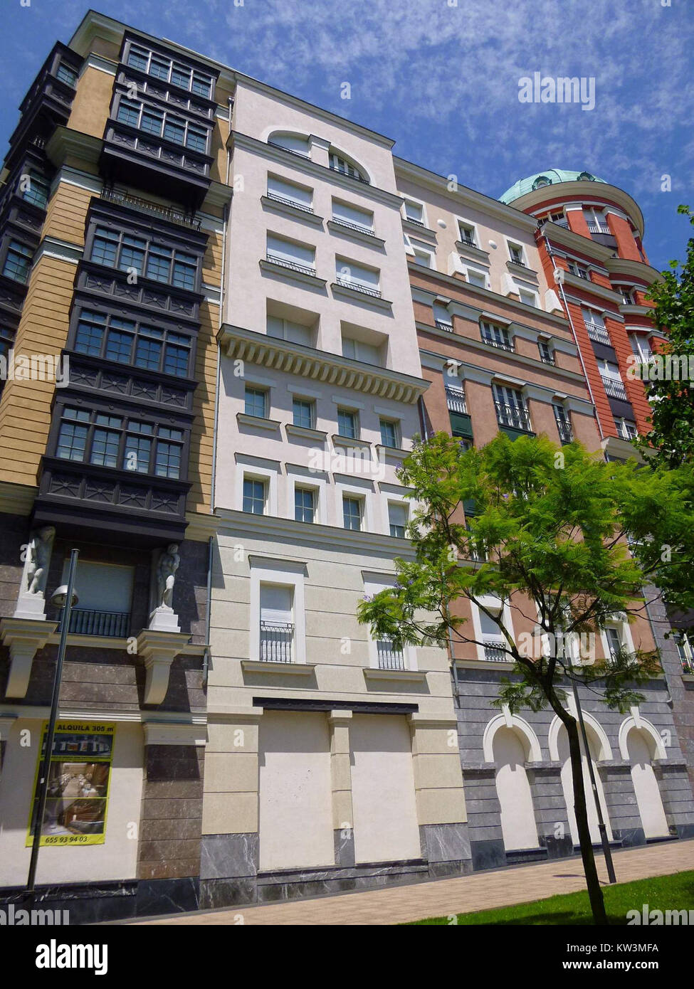 The Edificio Artklass in Bilbao is a notable architectural building ...