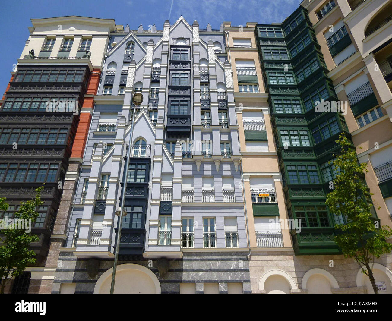 Bilbao's Edificio Artklass is a notable architectural building. Known ...