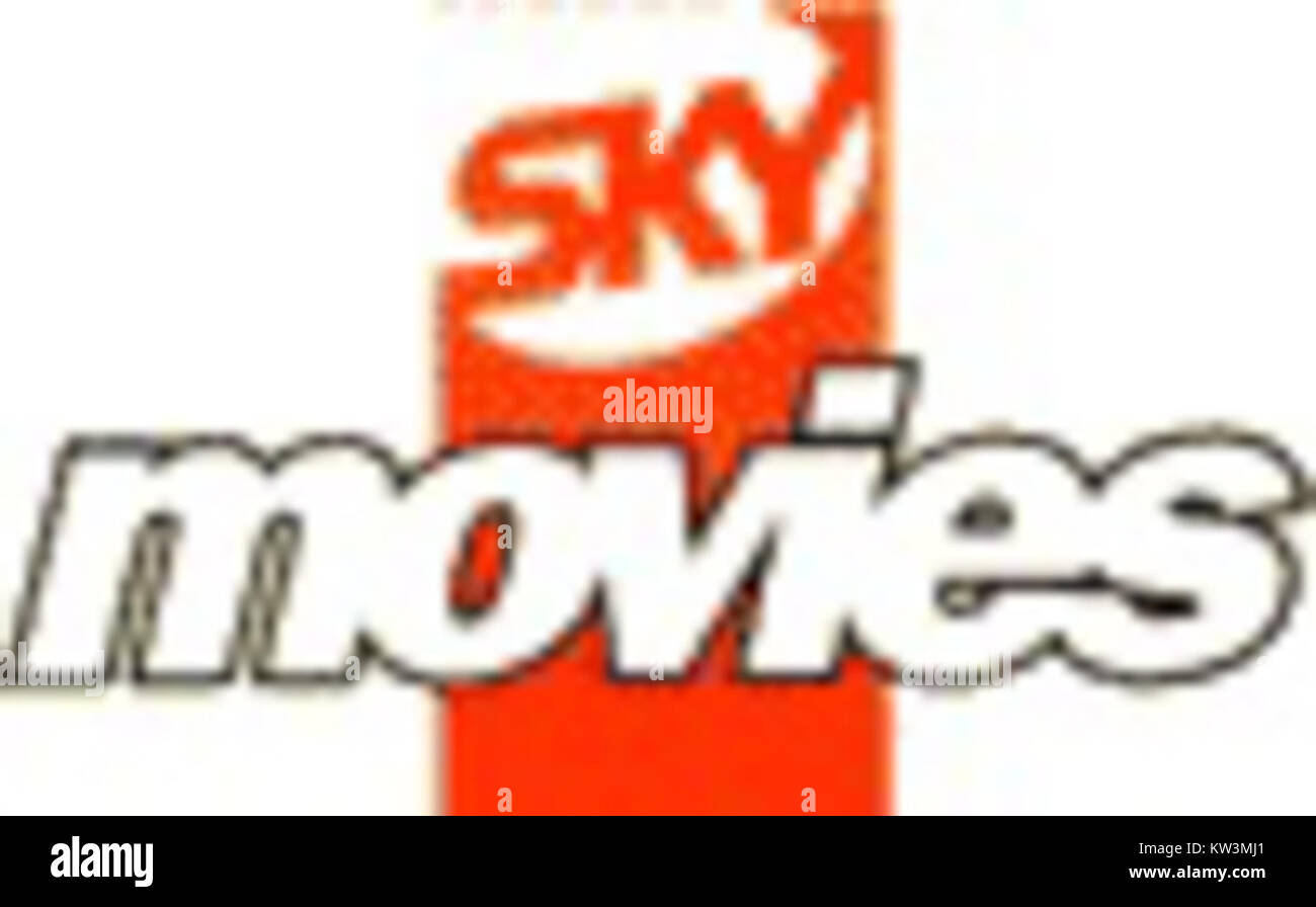 The Sky Movies logo from 1995 represents the British movie channel ...