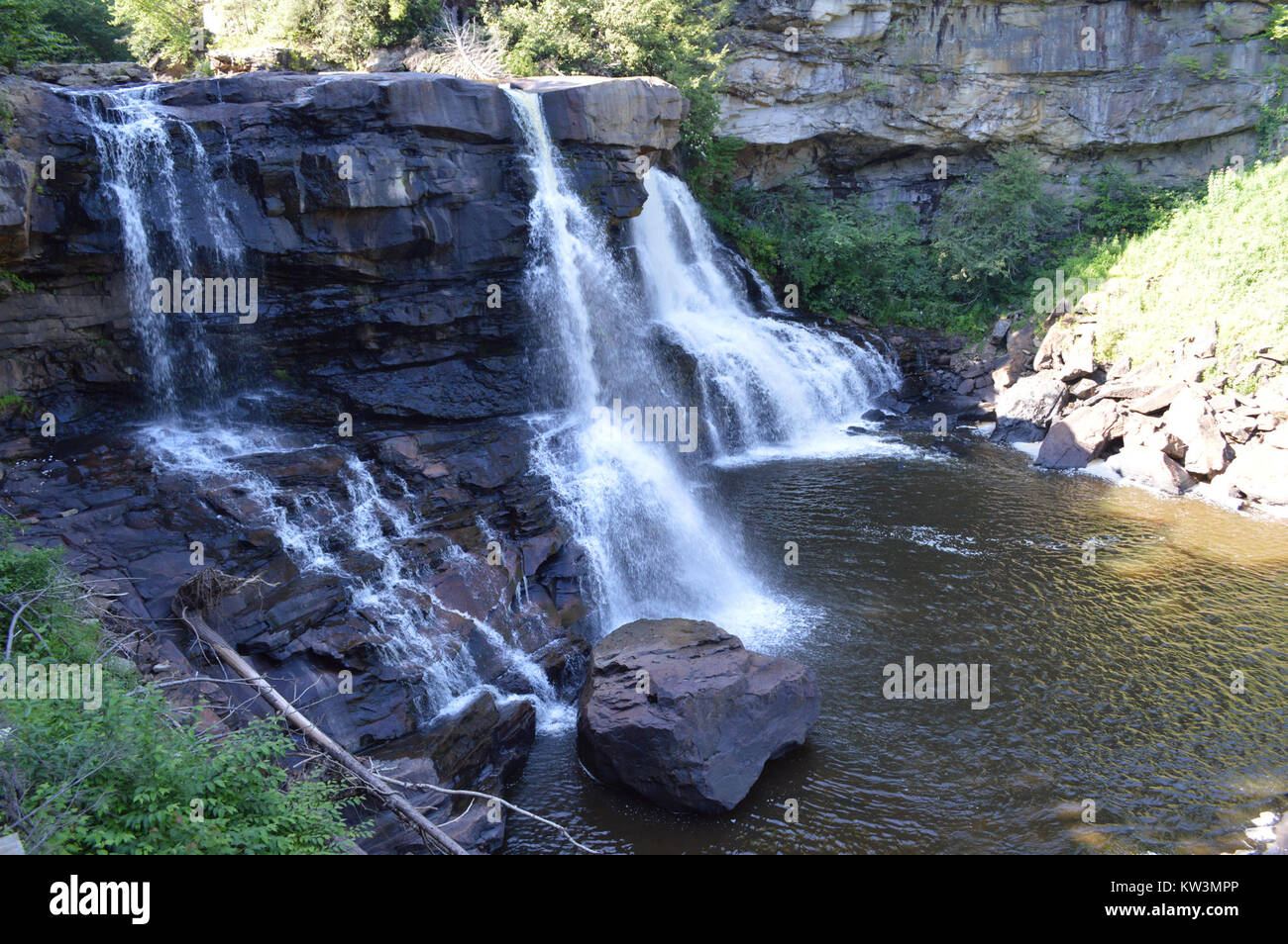 Blackwater Falls State Park in Tucker County, West Virginia, features ...