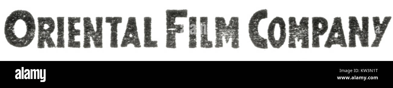 The Oriental Film text logo is a graphical design used to represent an ...