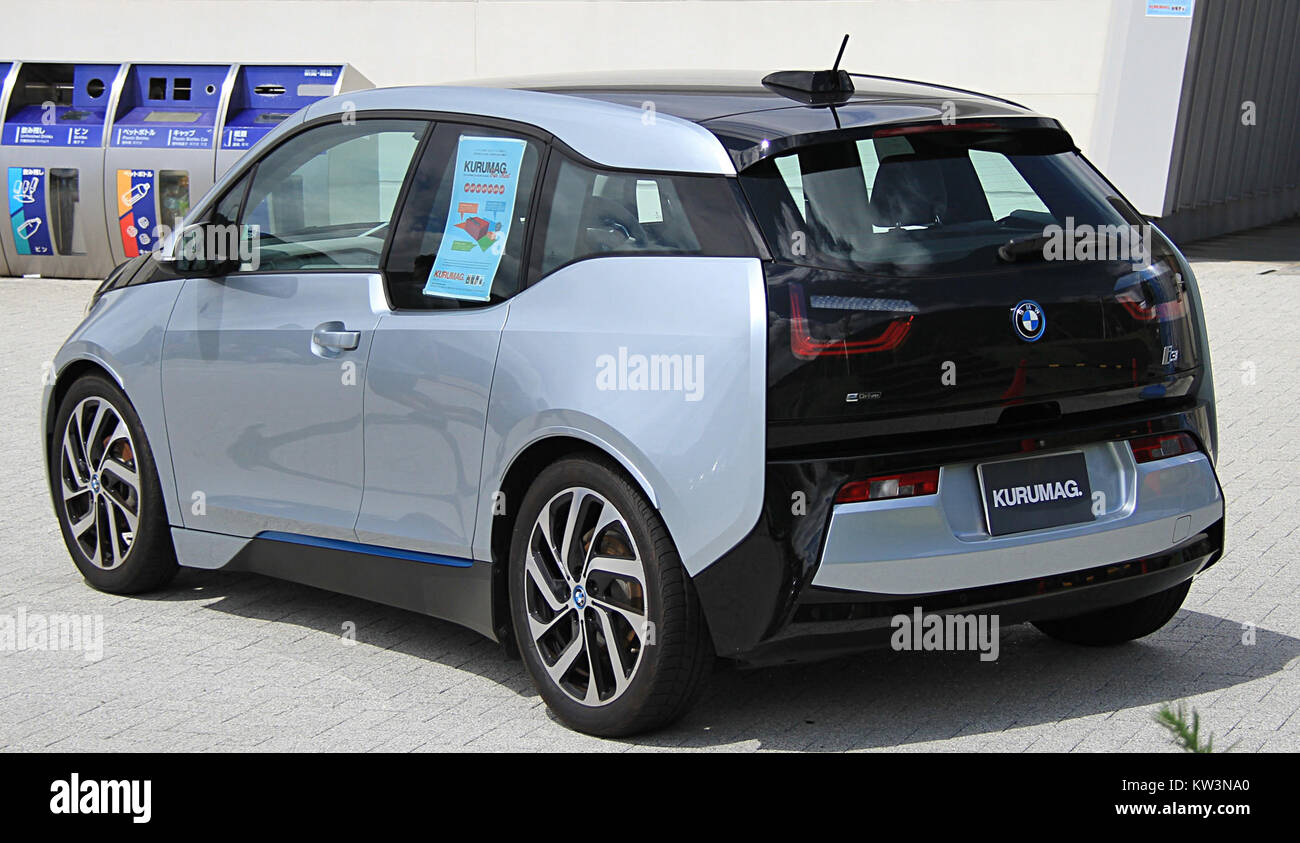 The BMW i3 01 rear view showcases the electric vehicleâ€™s distinctive ...