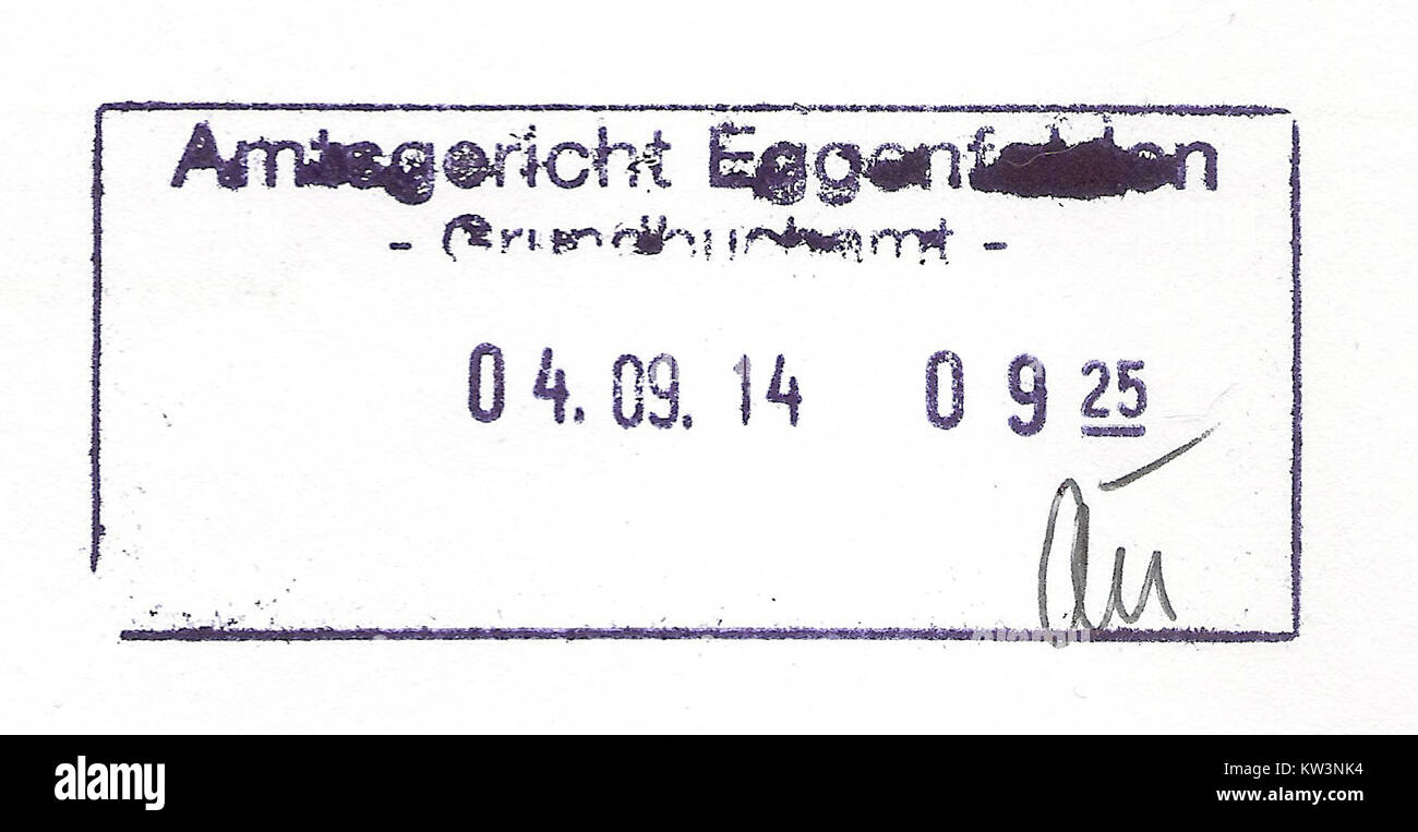 A postal incoming stamp featuring the date and time, commonly used in ...