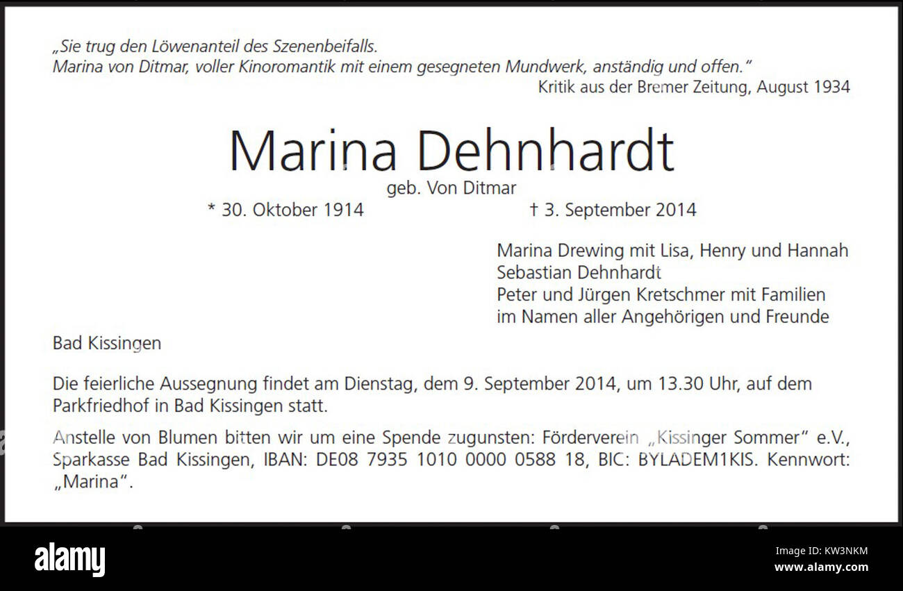 Marina von Ditmar, a notable figure in the art world, is known for her ...