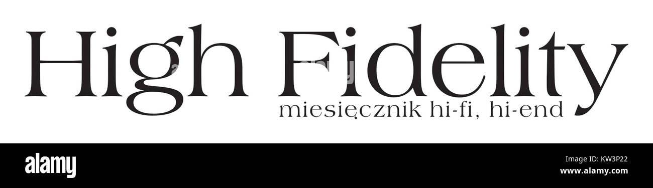 The High Fidelity logo represents a brand associated with high-quality ...