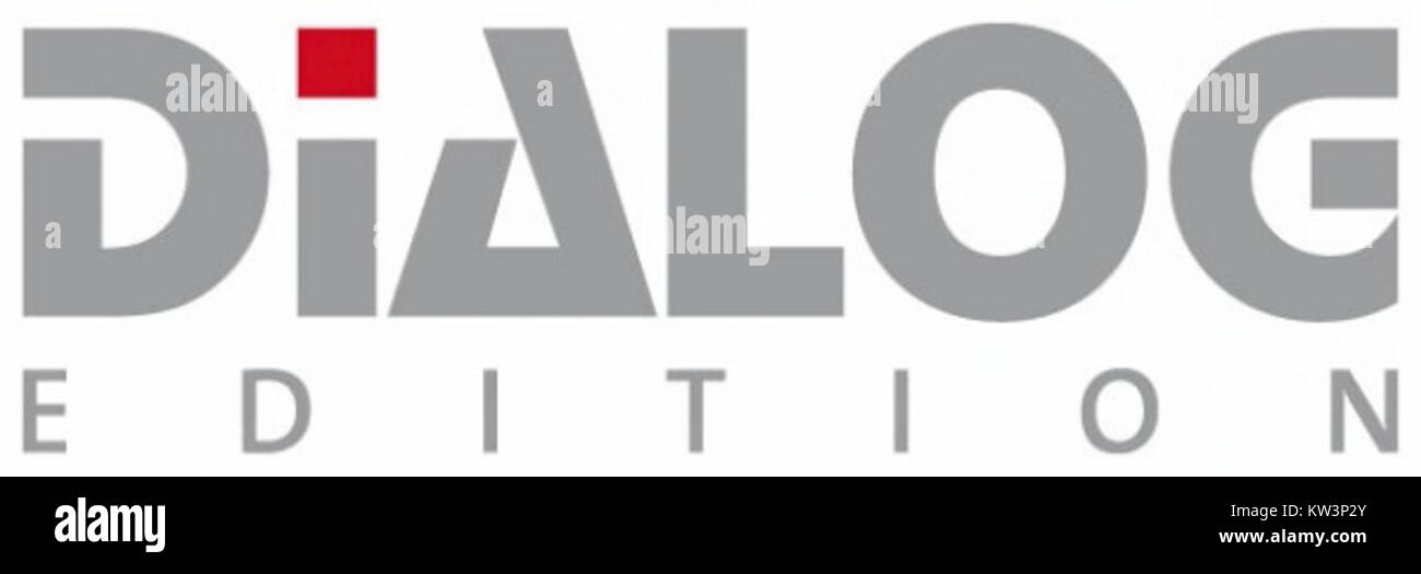 The Logo Dialog Edition hf refers to a branding or publishing ...