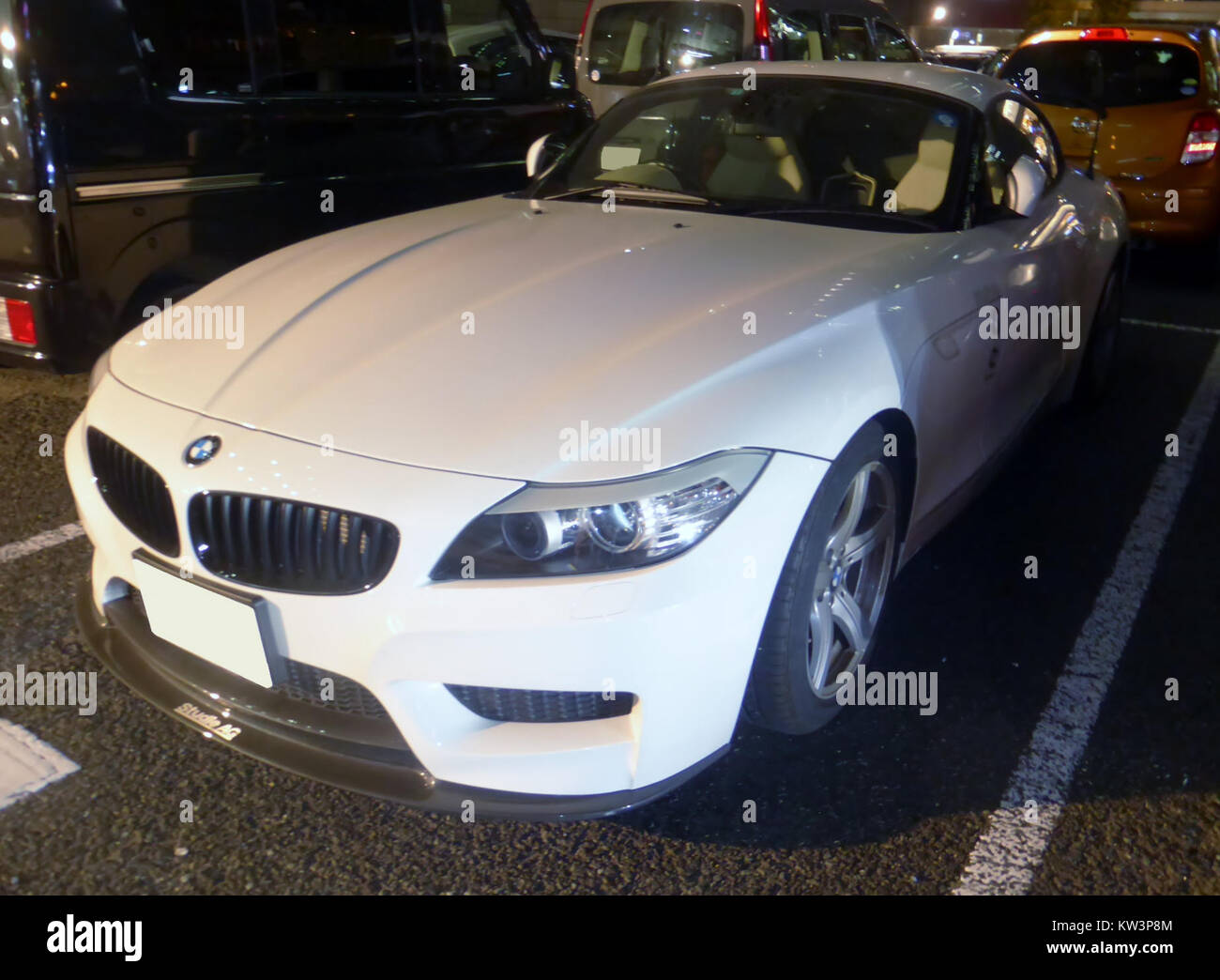 The BMW Z4 (E89), customized with 3D Design parts, presents a striking ...