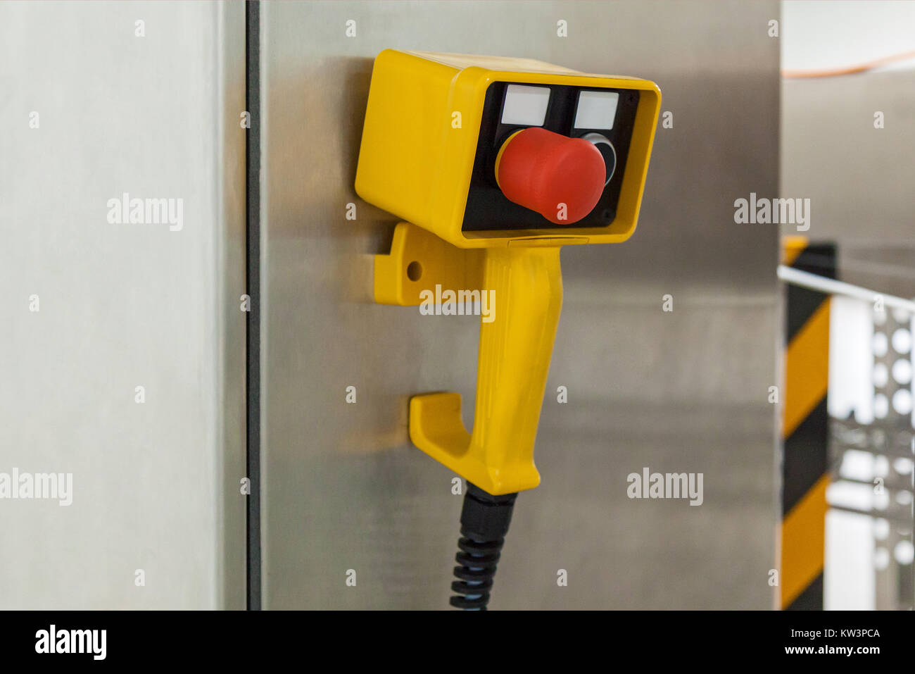Control panel of an electrical switchgear cabinet. control panel with ...