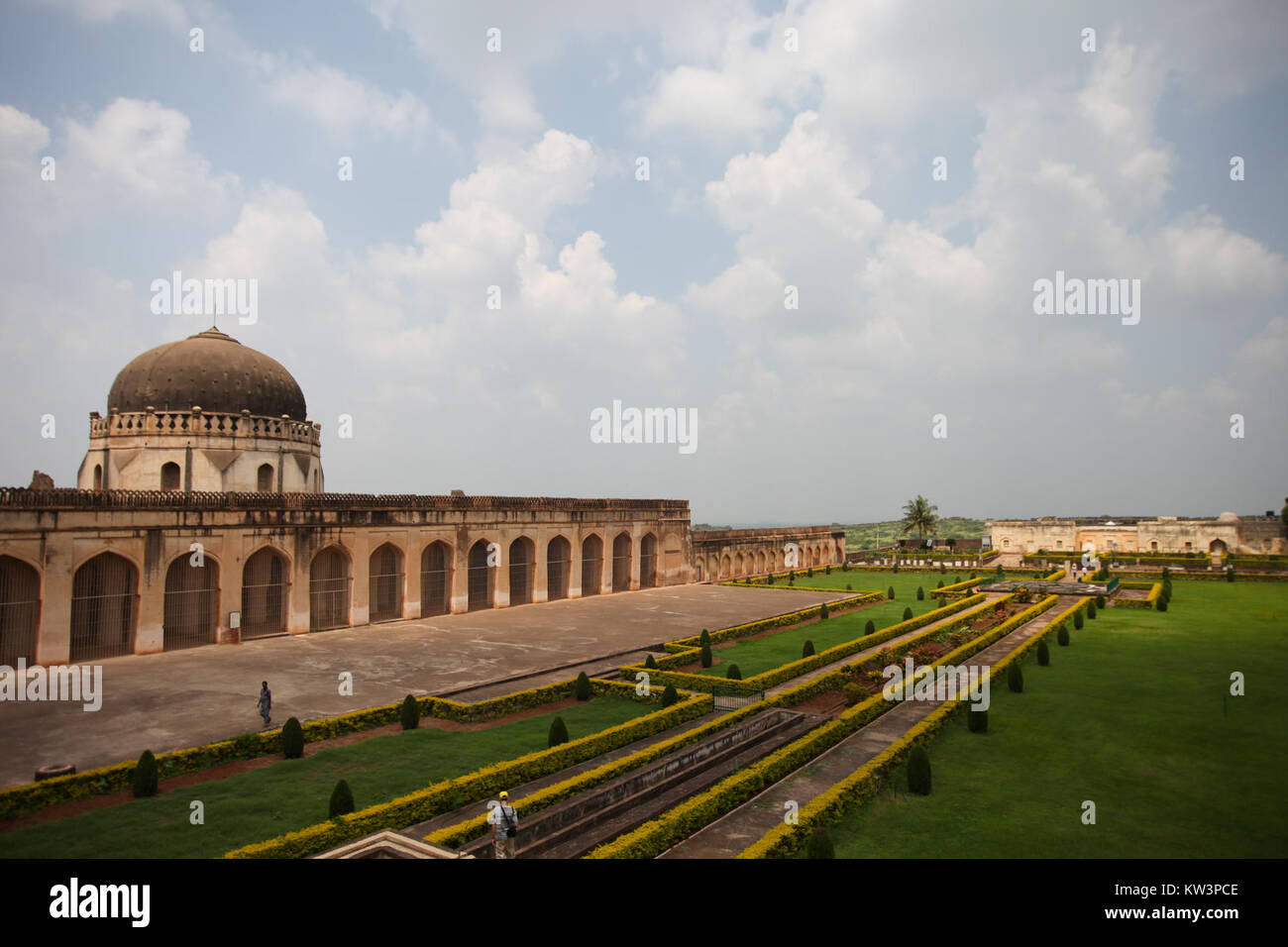 The BIADR Fort features an inside view that includes its garden area ...