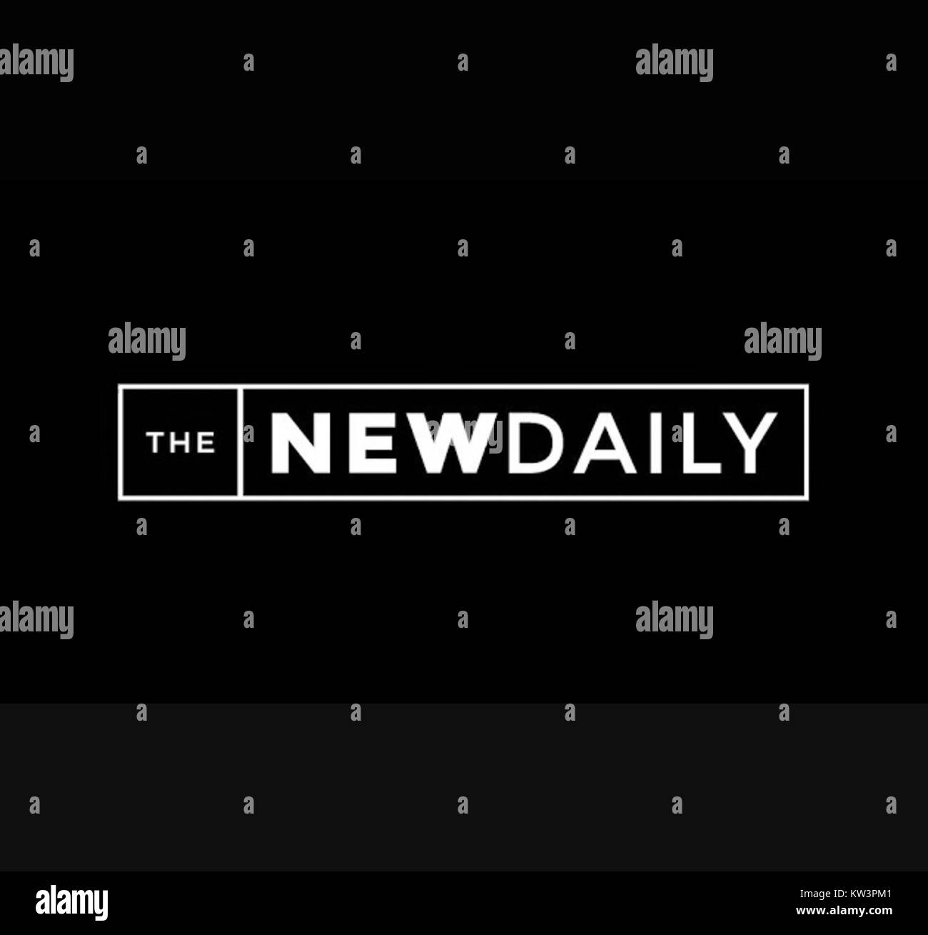 The logo for The New Daily, a contemporary media outlet, reflecting its ...