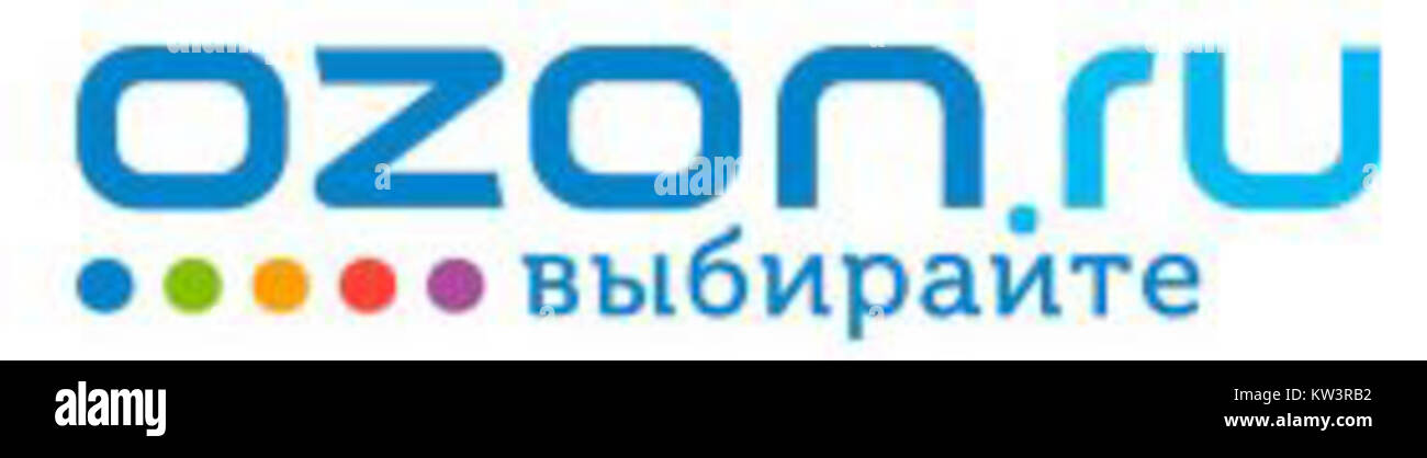 The Ozon logo is a distinctive graphic symbol representing the Russian ...