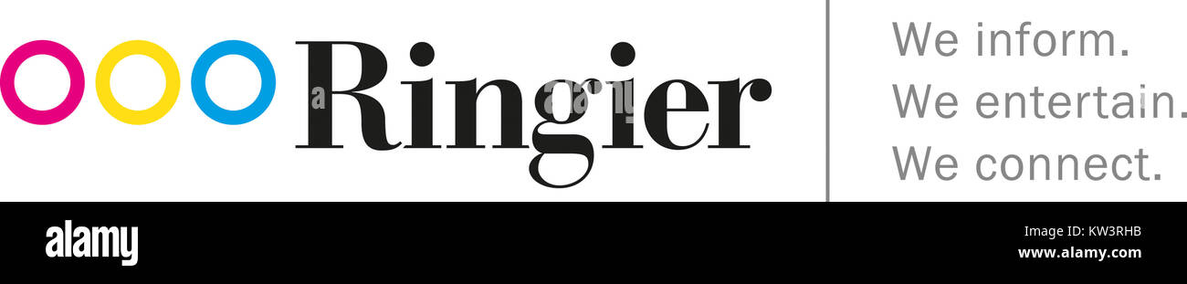 The Ringier logo represents the Swiss-based multinational media company ...