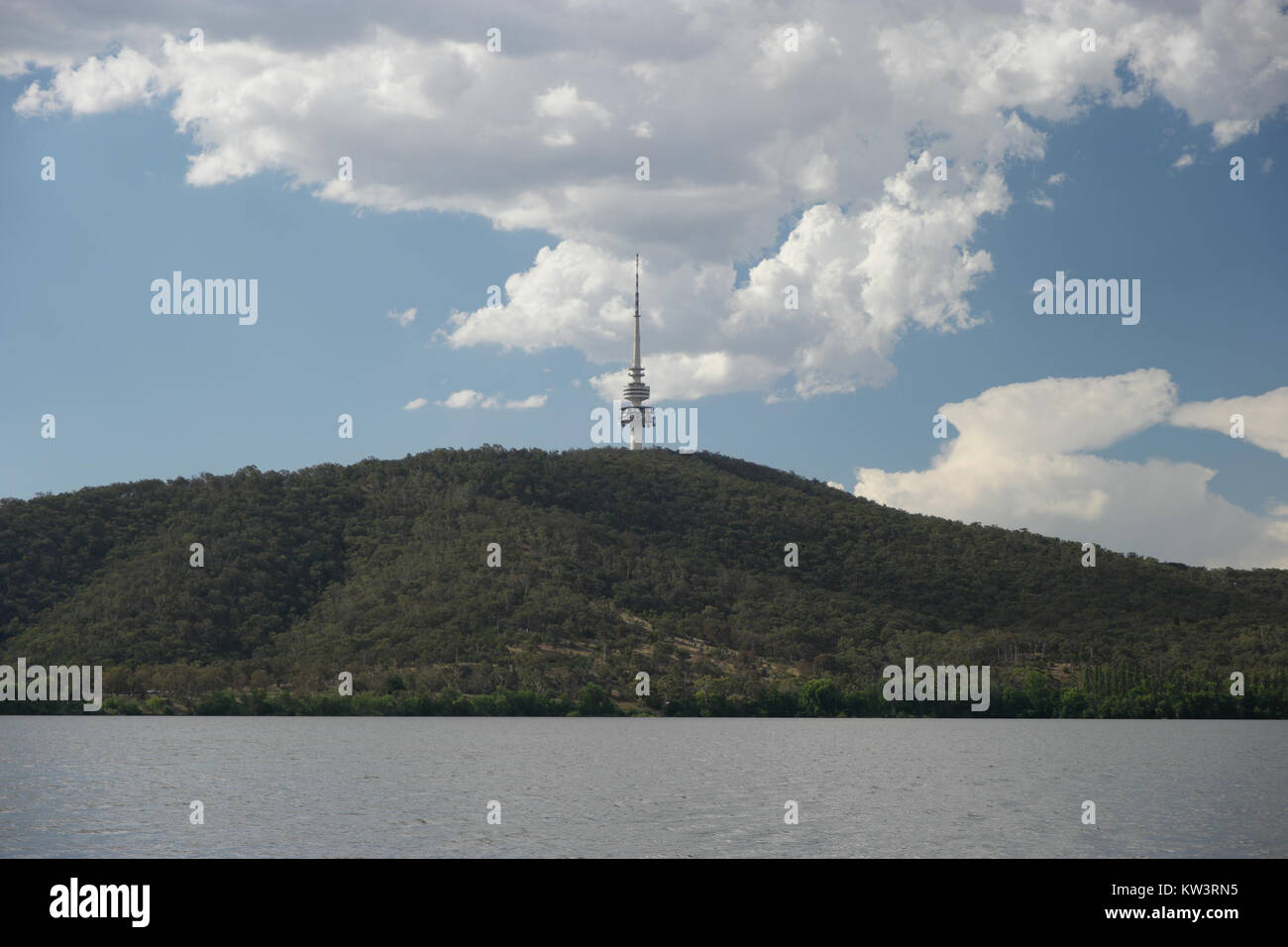 Black Mountain Tower in Canberra, Australia, is a prominent structure ...