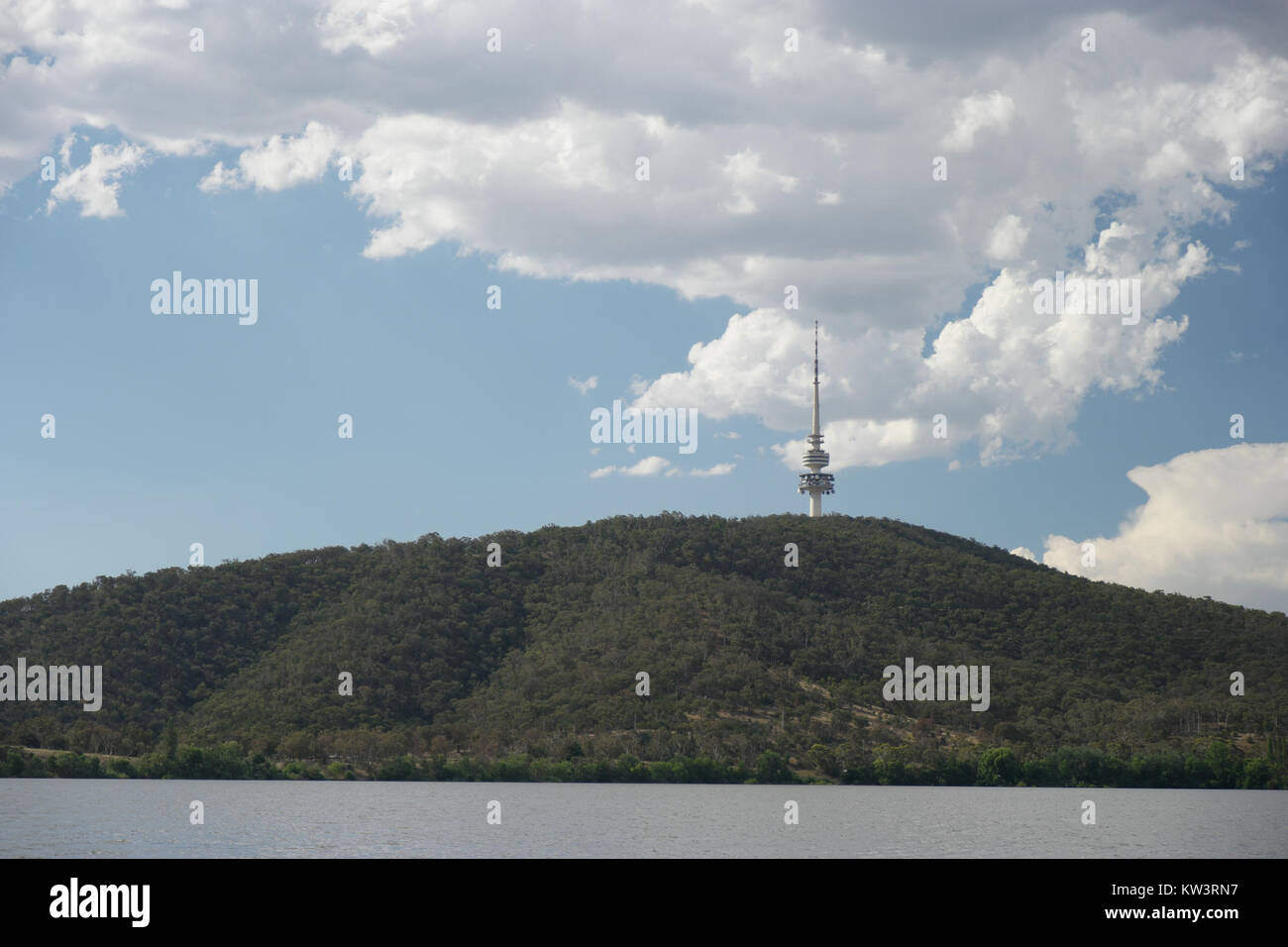 Black Mountain Tower, located in Canberra, Australia, is a prominent ...