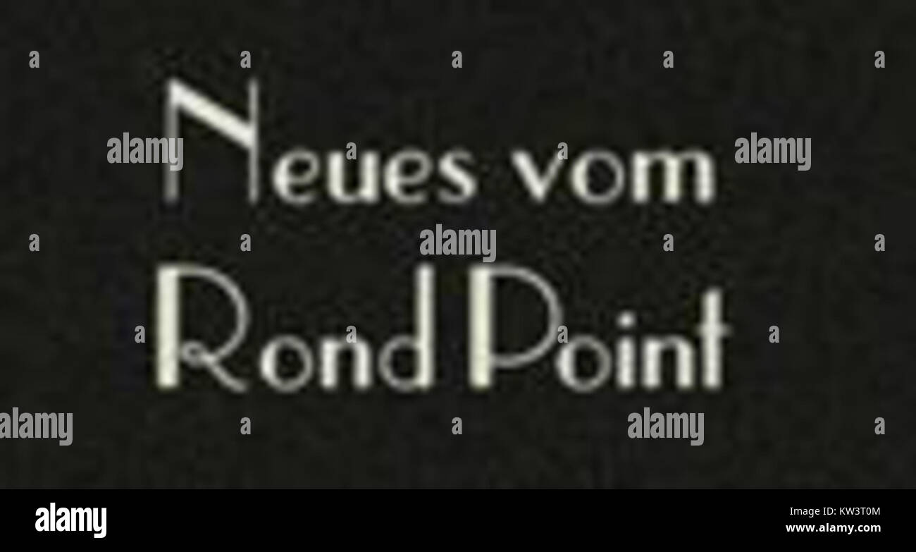 The 'Neues vom Rond Point' logo refers to a brand or organization ...