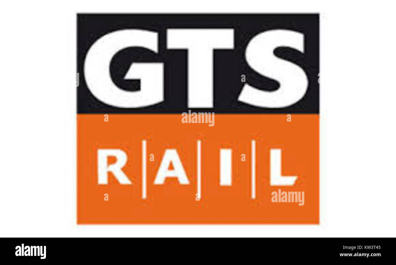 Logo GTS Rail represents the branding and visual identity of the rail ...
