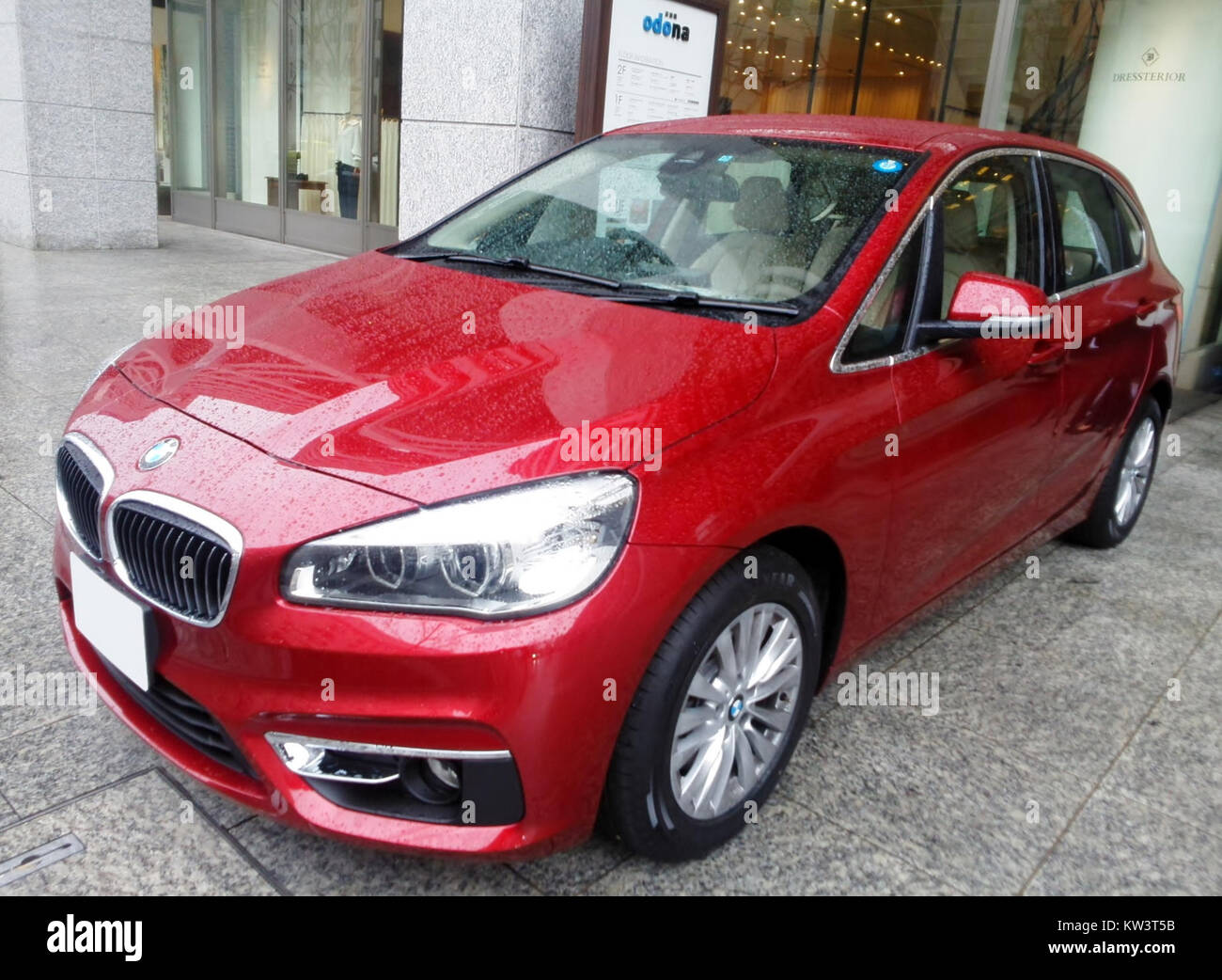 Front view of a BMW 218i ActiveTourer (F45) model Stock Photo - Alamy