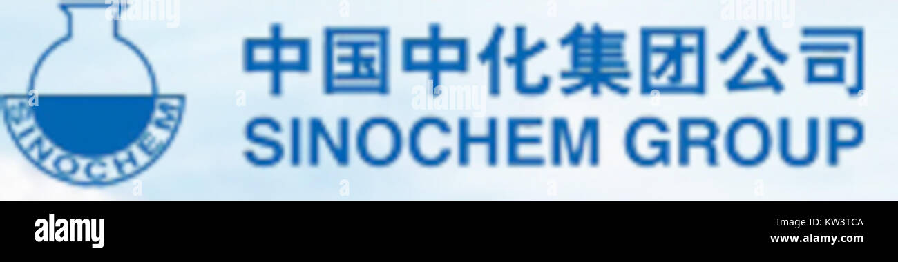 The image shows the logo of Sinochem, a major Chinese chemical company ...