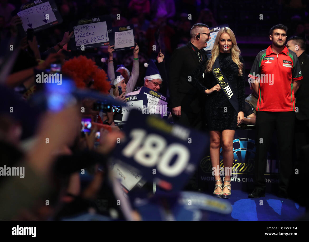Jamie Lewis during day thirteen of the William Hill World Darts ...