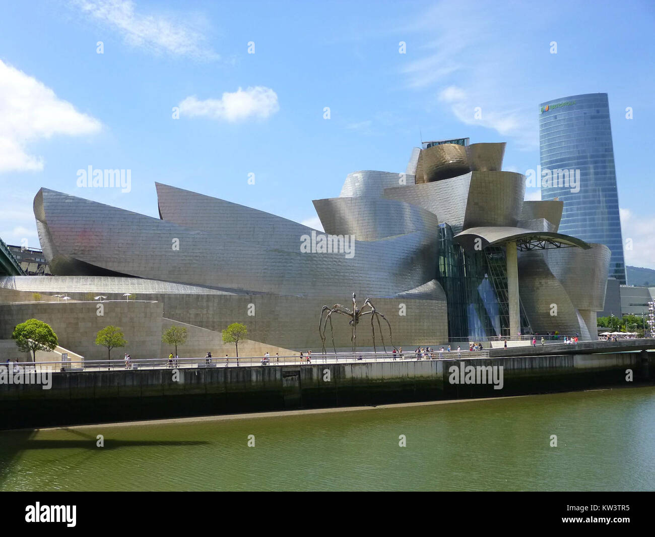 The Bilbao Guggenheim is an iconic modern art museum in Spain, known ...