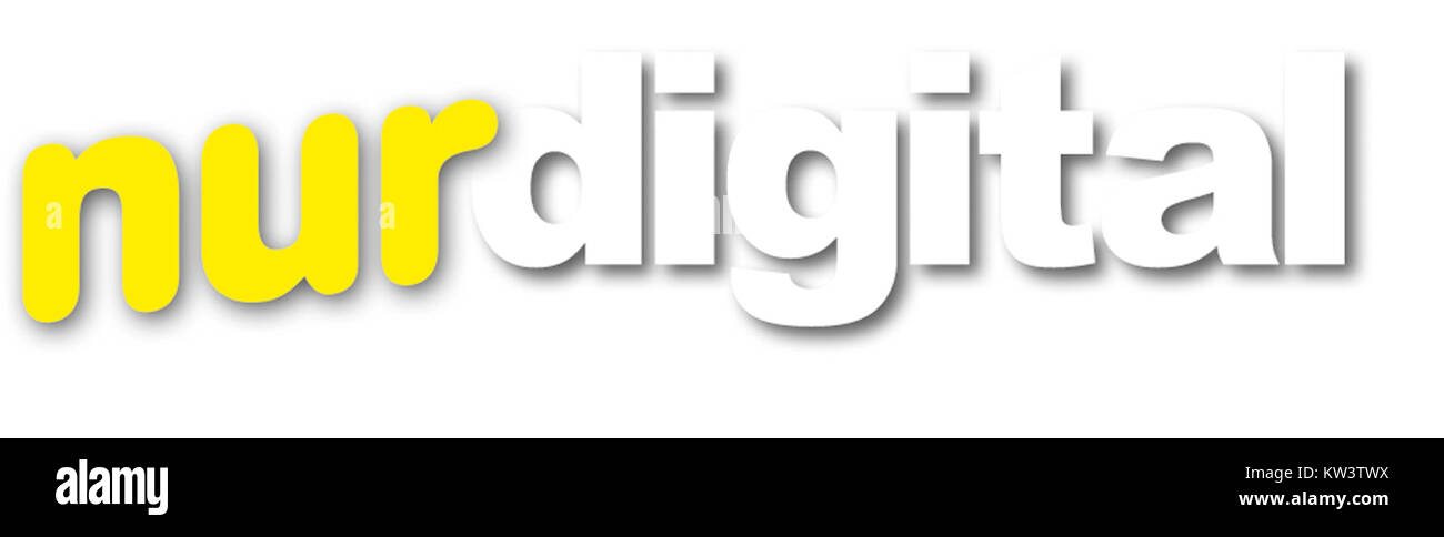 The 'Nur' digital logo in 72dpi resolution is a clean, sharp ...