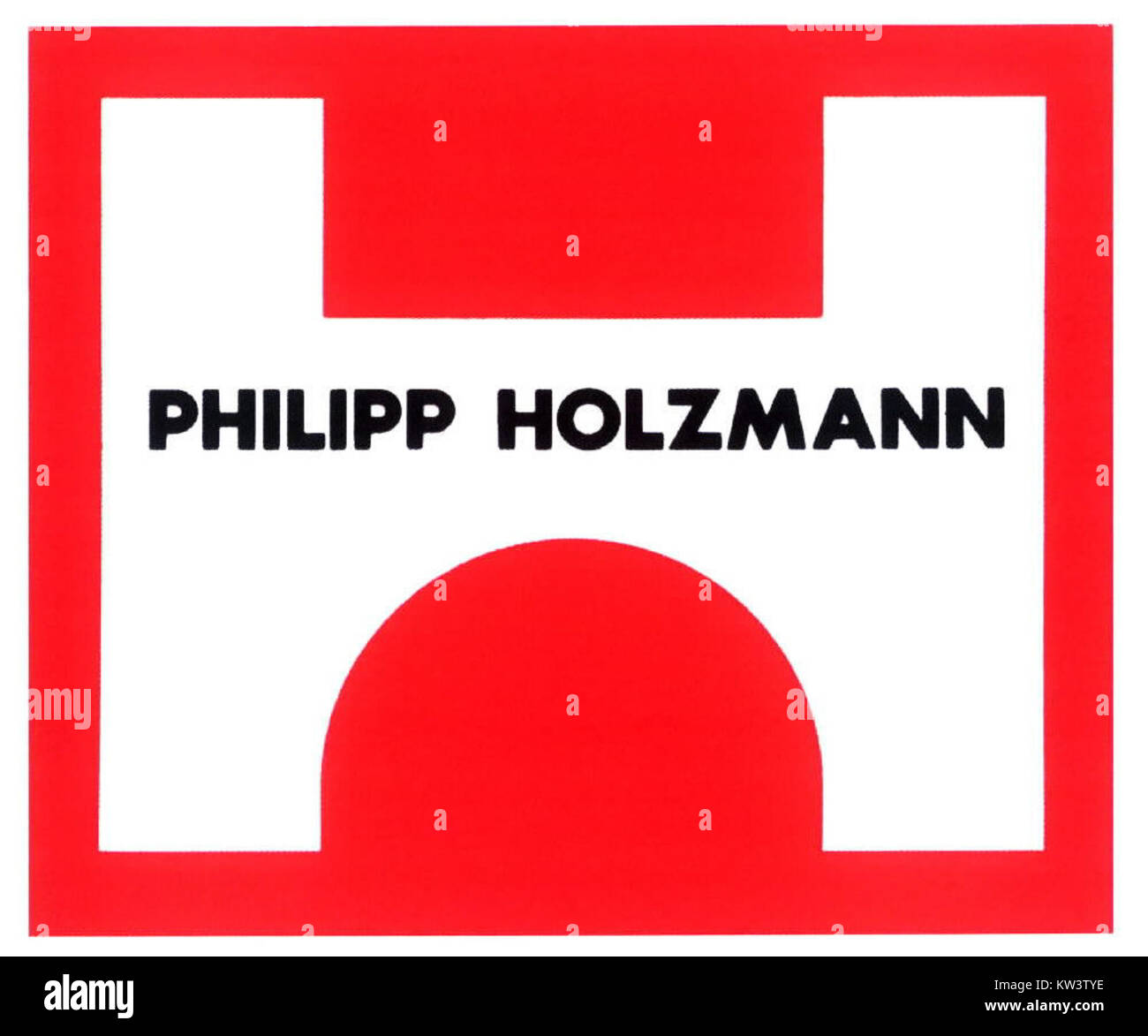 A graphic image of the Philipp Holzmann logo, representing the identity ...